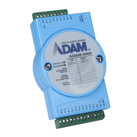 Advantech 6-ch Digital Input and Power Relay Modbus Module - CoastIPC