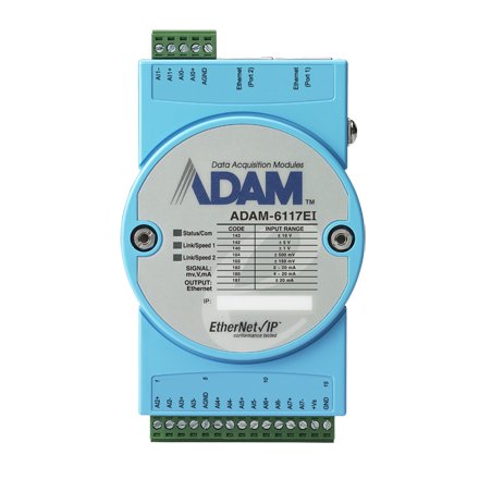 Advantech 8-ch Isolated Analog Input EtherNet/IP Module - CoastIPC