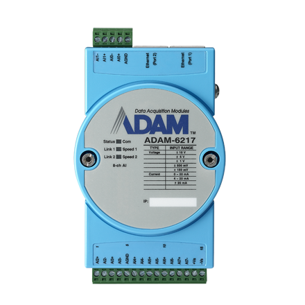 Advantech 8-ch Isolated Analog Input Modbus TCP Module - CoastIPC