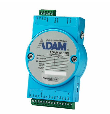 Advantech 16-ch Isolated Digital Input EtherNet/IP Module - CoastIPC