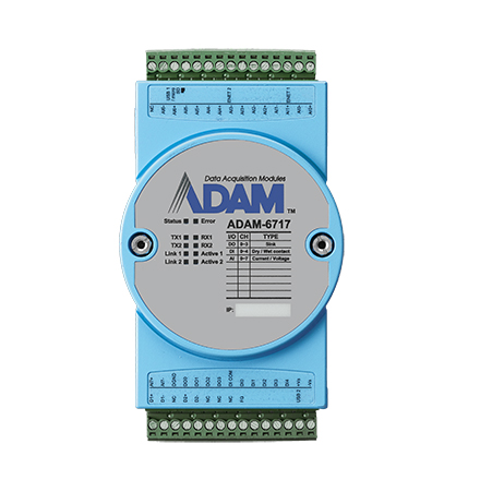 ADAM-6700: 8AI/5DI/4DO Intelligent I/O Gateway - CoastIPC