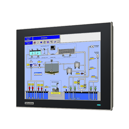Advantech 12.1" XGA Industrial Monitor with Touchscreen - CoastIPC