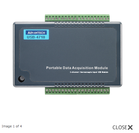 USB-4718-AE Thermocouple Input USB Module - CoastIPC